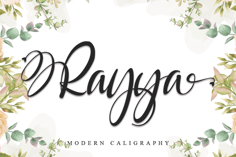Download Rayya font | dafonttop.com