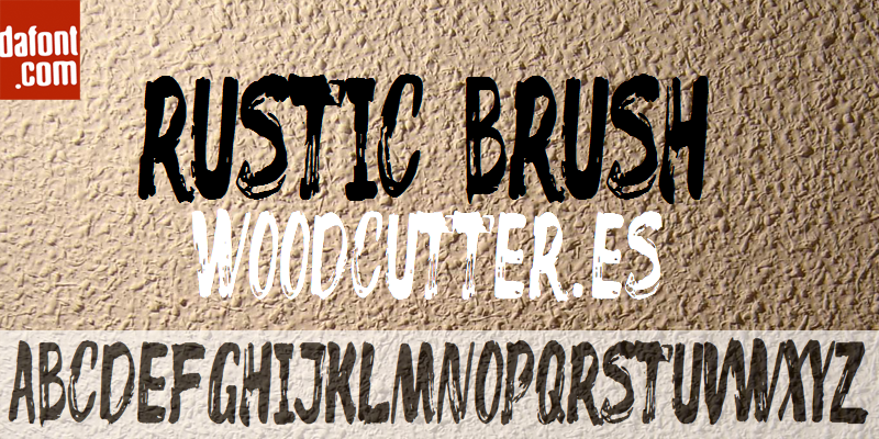 Download Rustic Brush font | dafonttop.com