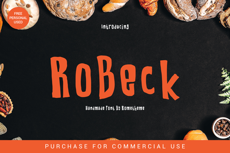 Download Robeck font | dafonttop.com