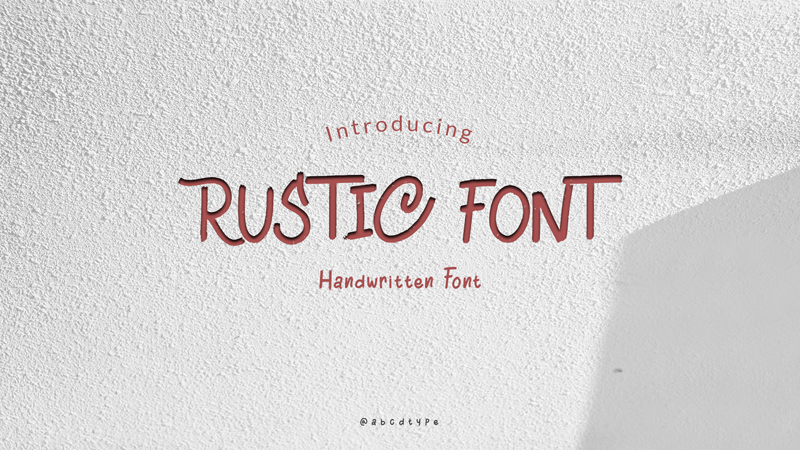 Download rustic font | dafonttop.com