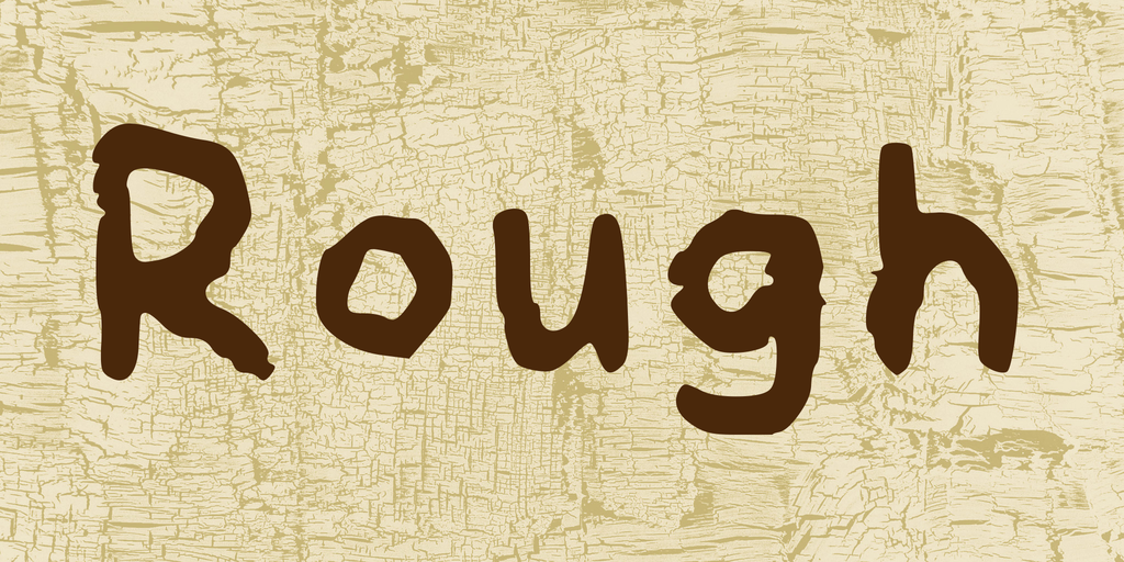 Download Rough font | dafonttop.com