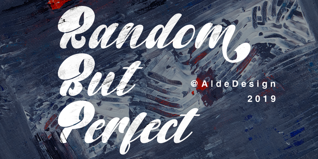 Download Random But Perfect font | dafonttop.com