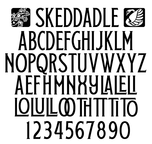 Download Skedaddle font | dafonttop.com
