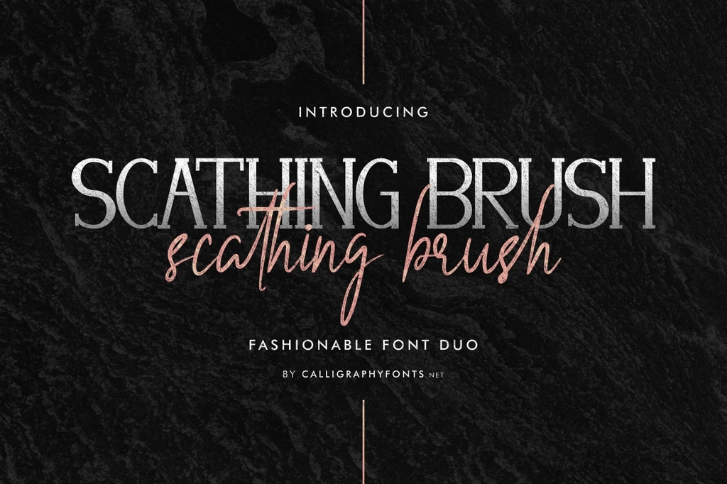 Download Scathing Brush Demo font | dafonttop.com