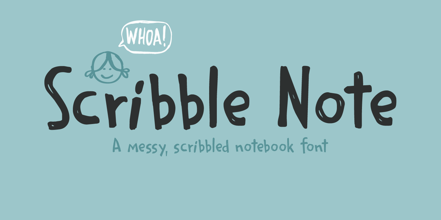 Download Scribble Note DEMO font | dafonttop.com