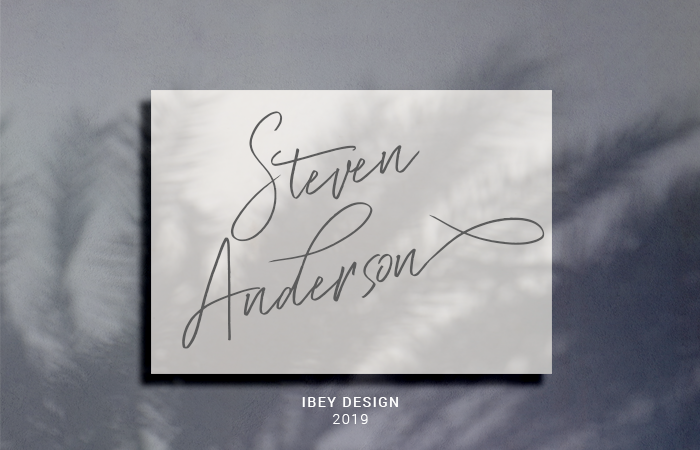 Download Steven Anderson font | dafonttop.com