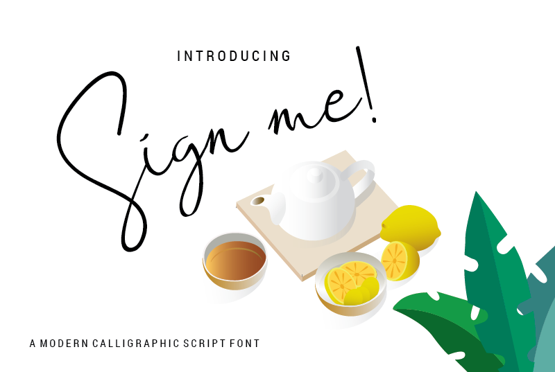 Download Sign me! font | dafonttop.com
