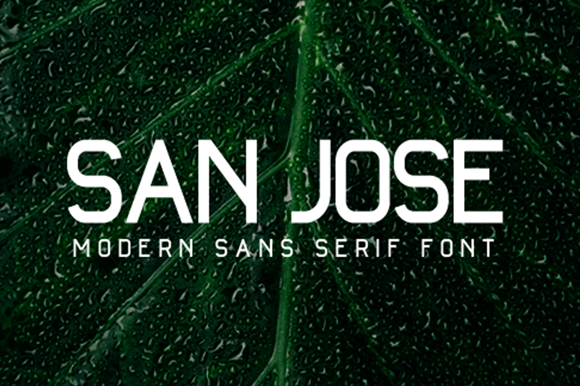Download San Jose - Personal Use font | dafonttop.com