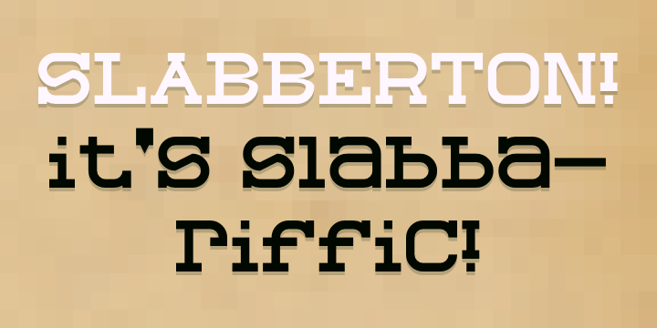 Download Slabberton font | dafonttop.com