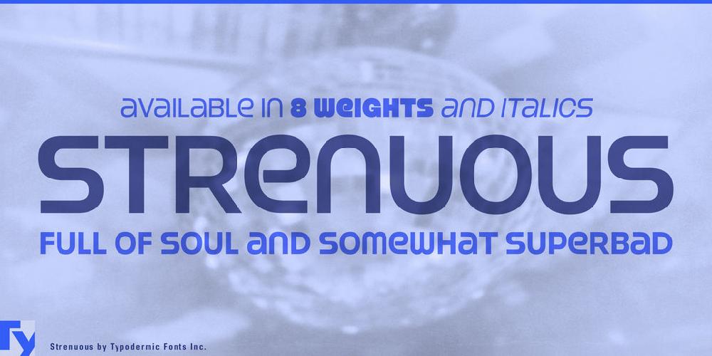 Download Strenuous font | dafonttop.com