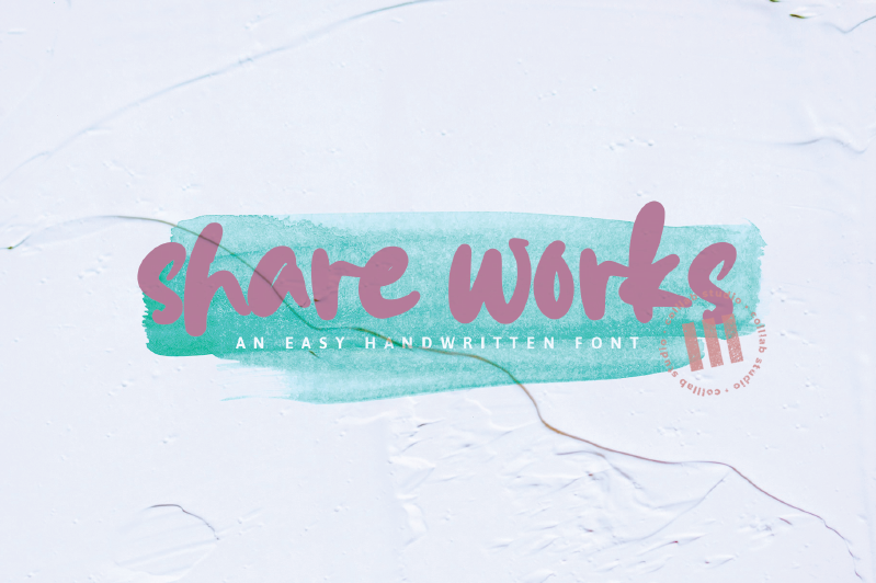 Download share works font | dafonttop.com