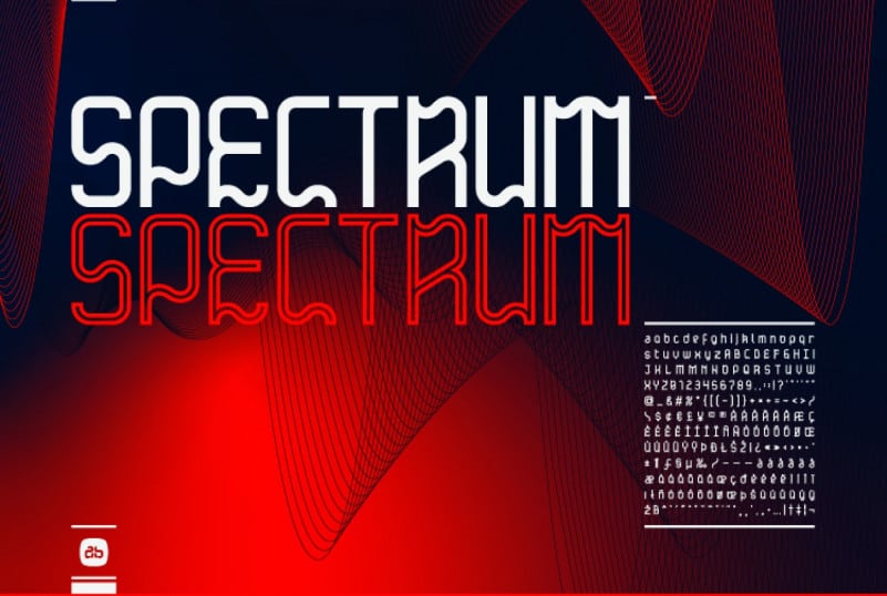 Download Spectrum Solid font | dafonttop.com
