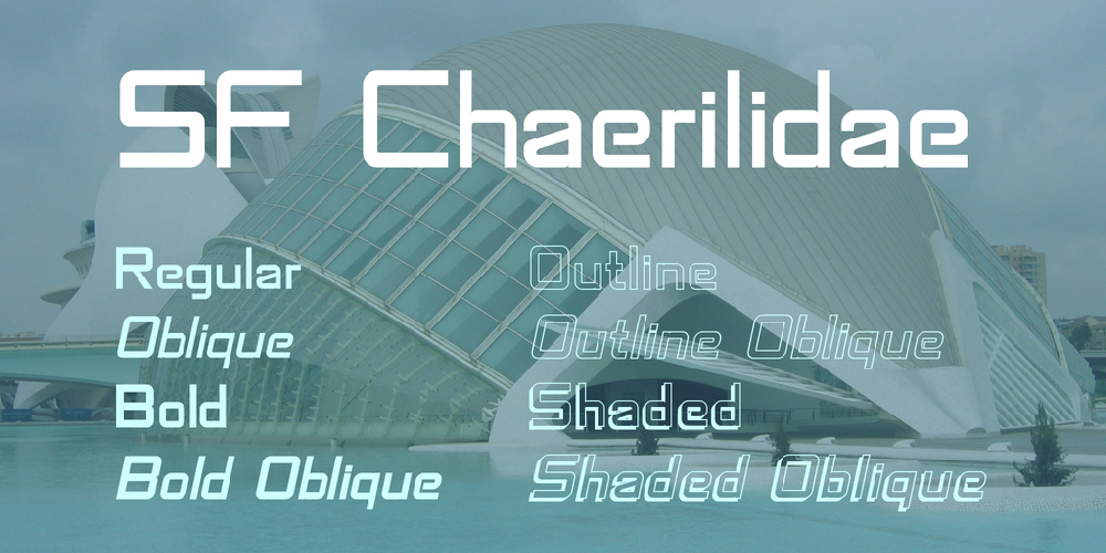 Download SF Chaerilidae font | dafonttop.com