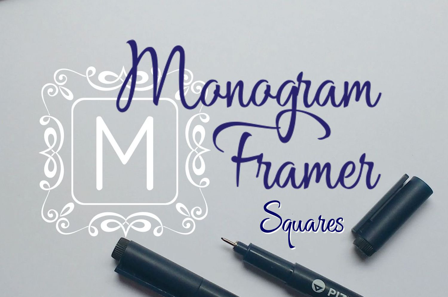 Download Square Monogram Frames font | dafonttop.com