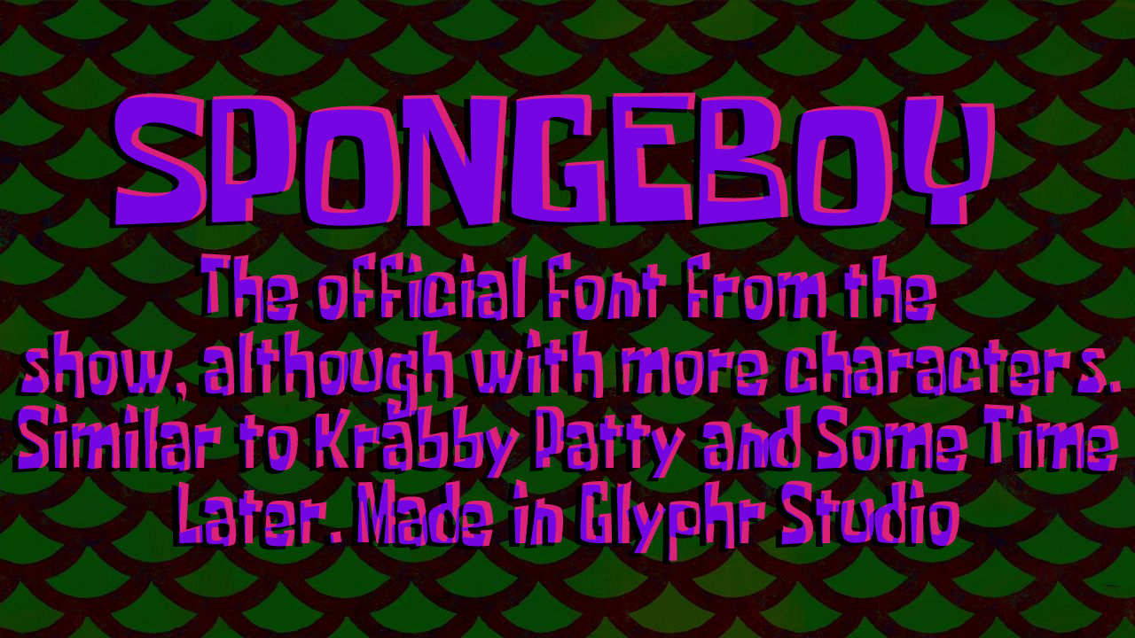 Download Spongeboy font | dafonttop.com