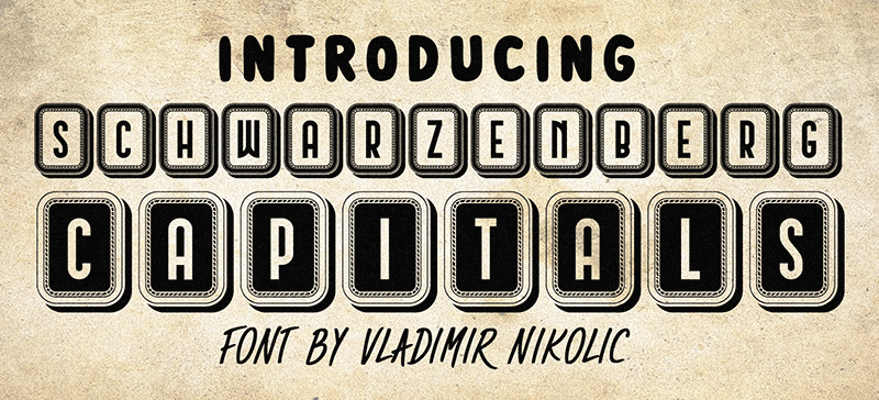 Download Schwarzenberg Capitals font | dafonttop.com