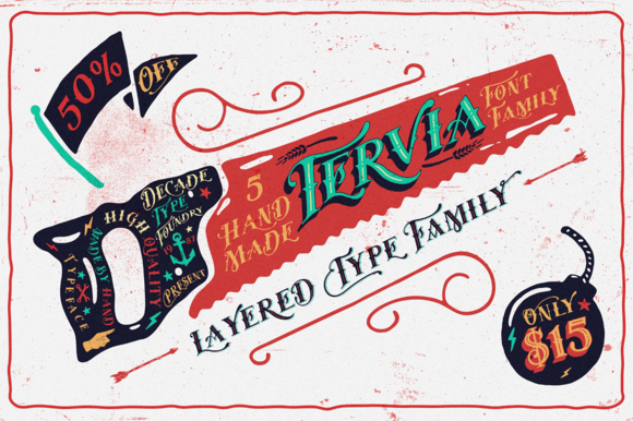 Download Tervia font | dafonttop.com