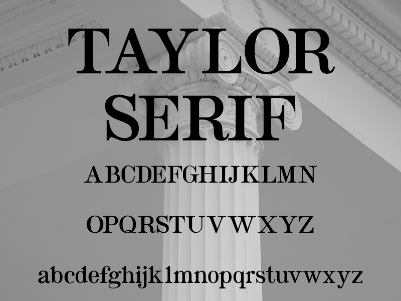 Download Taylor Serif font | dafonttop.com