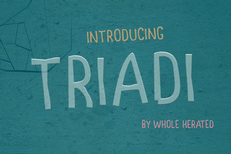 Download Triadi font | dafonttop.com