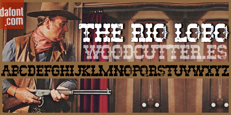 Download The Rio Lobo font | dafonttop.com