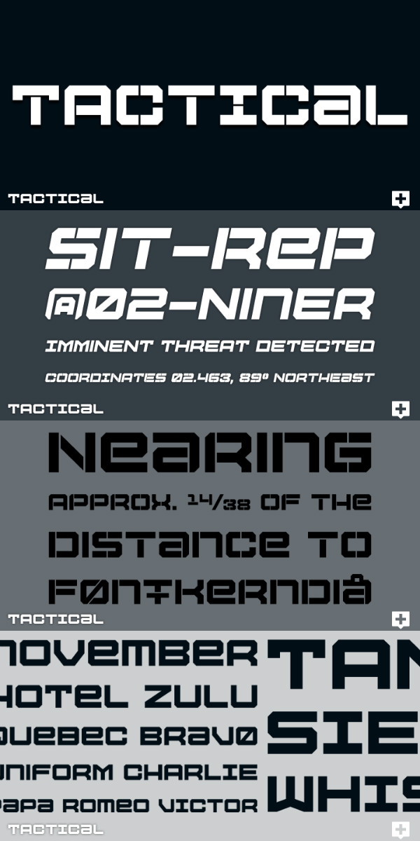 Download Tactical-Oblique font | dafonttop.com