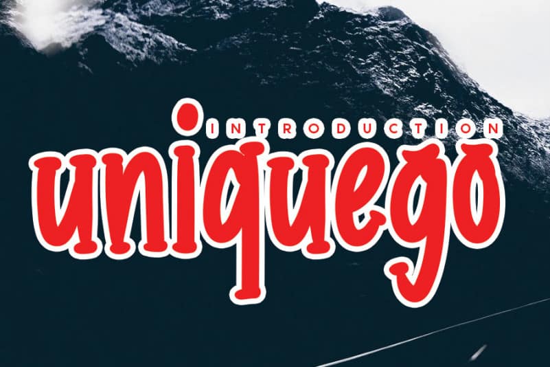 Download Uniquego font | dafonttop.com