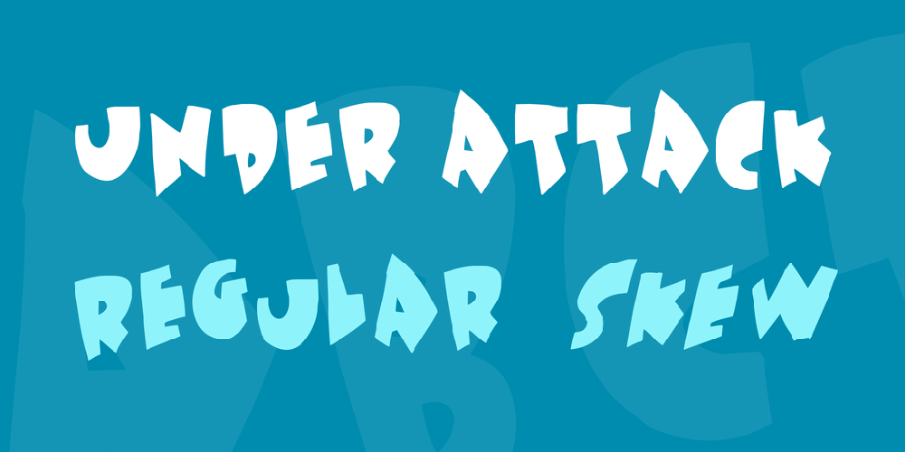 Download Under attack font | dafonttop.com