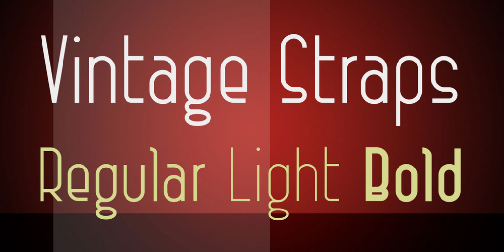 Download Vintage Straps font | dafonttop.com