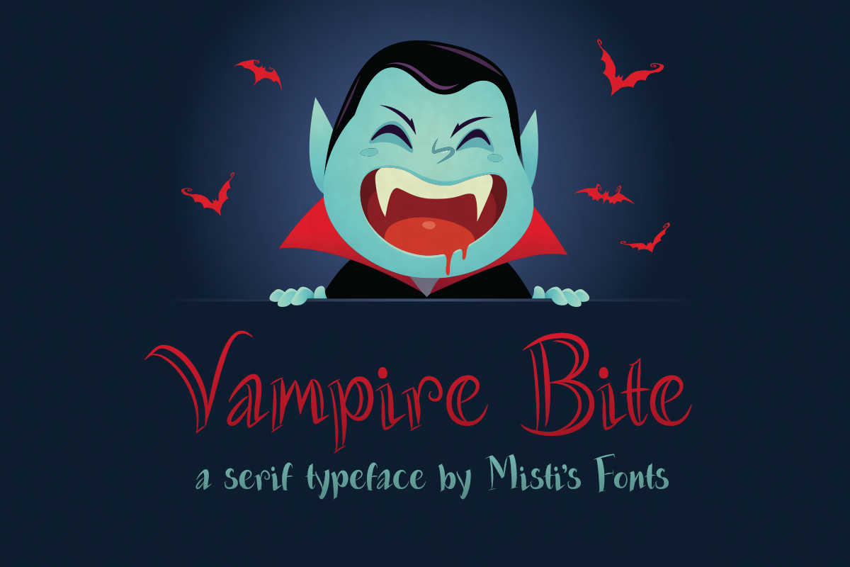 Download Vampire Bite Solid Font Dafonttop