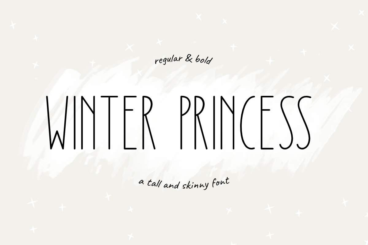 Download Winter Princess font | dafonttop.com