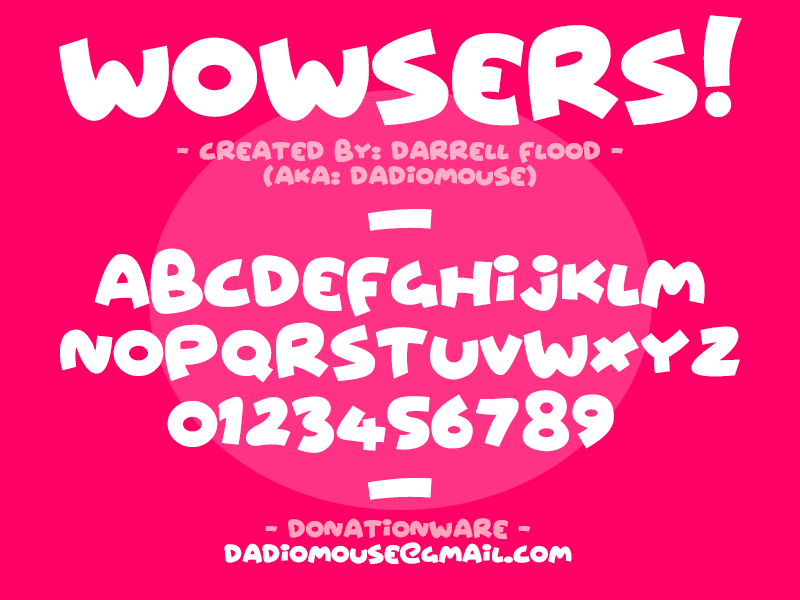 Download Wowsers font | dafonttop.com